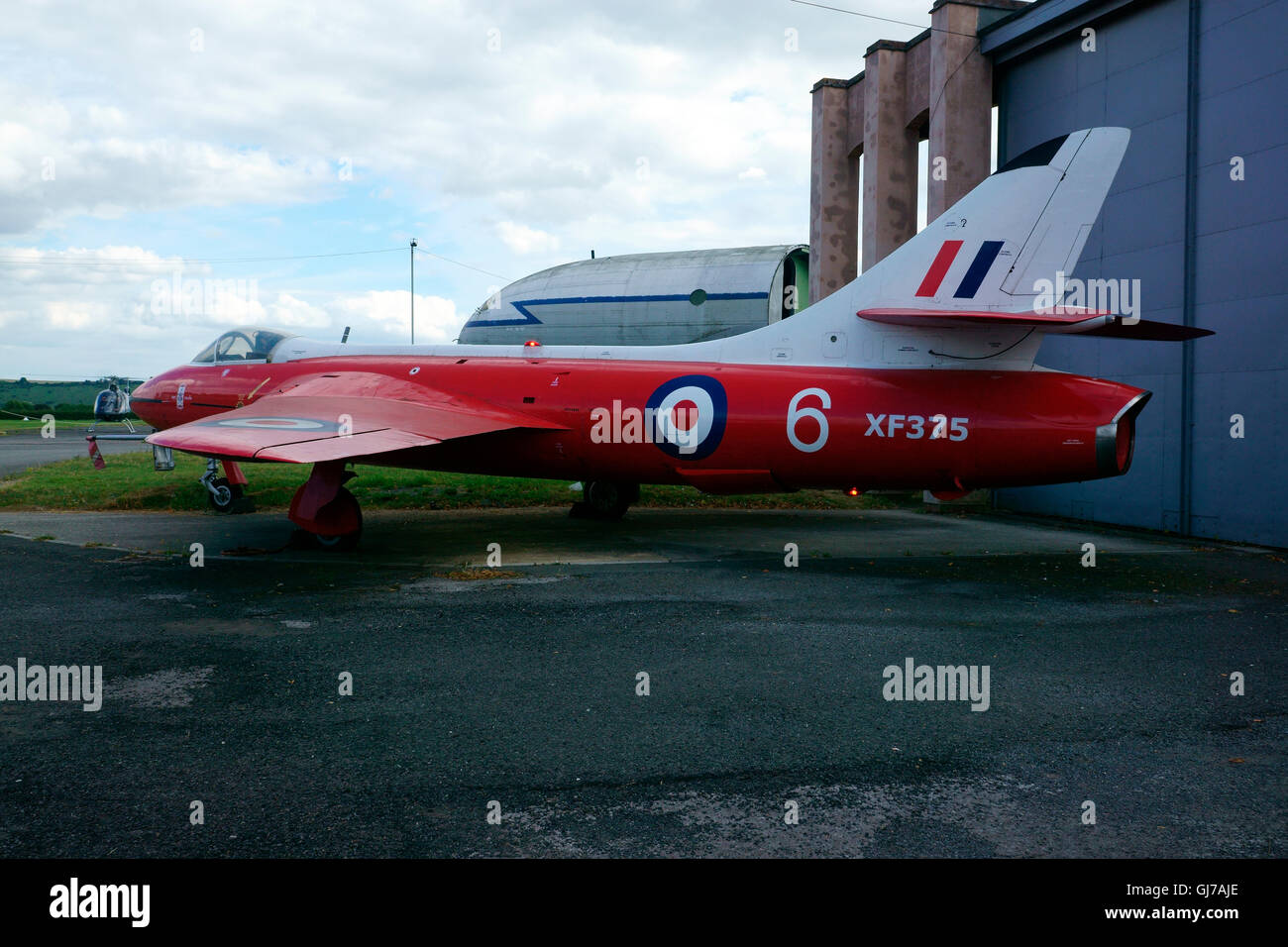 Hawker hunter ex swiss air hi-res stock photography and images - Alamy