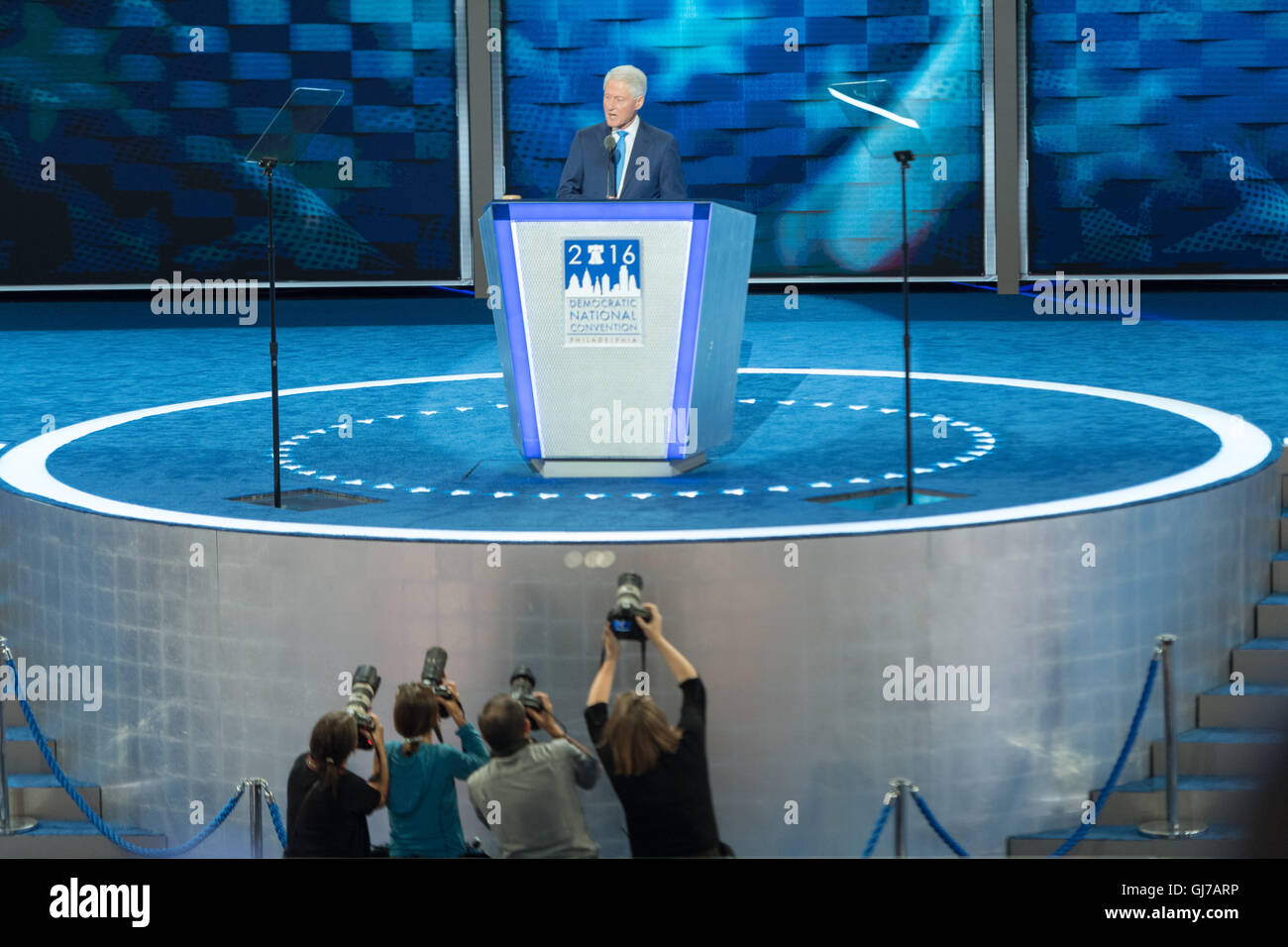 Former President Bill Clinton gives the keynote address at the 2nd day ...