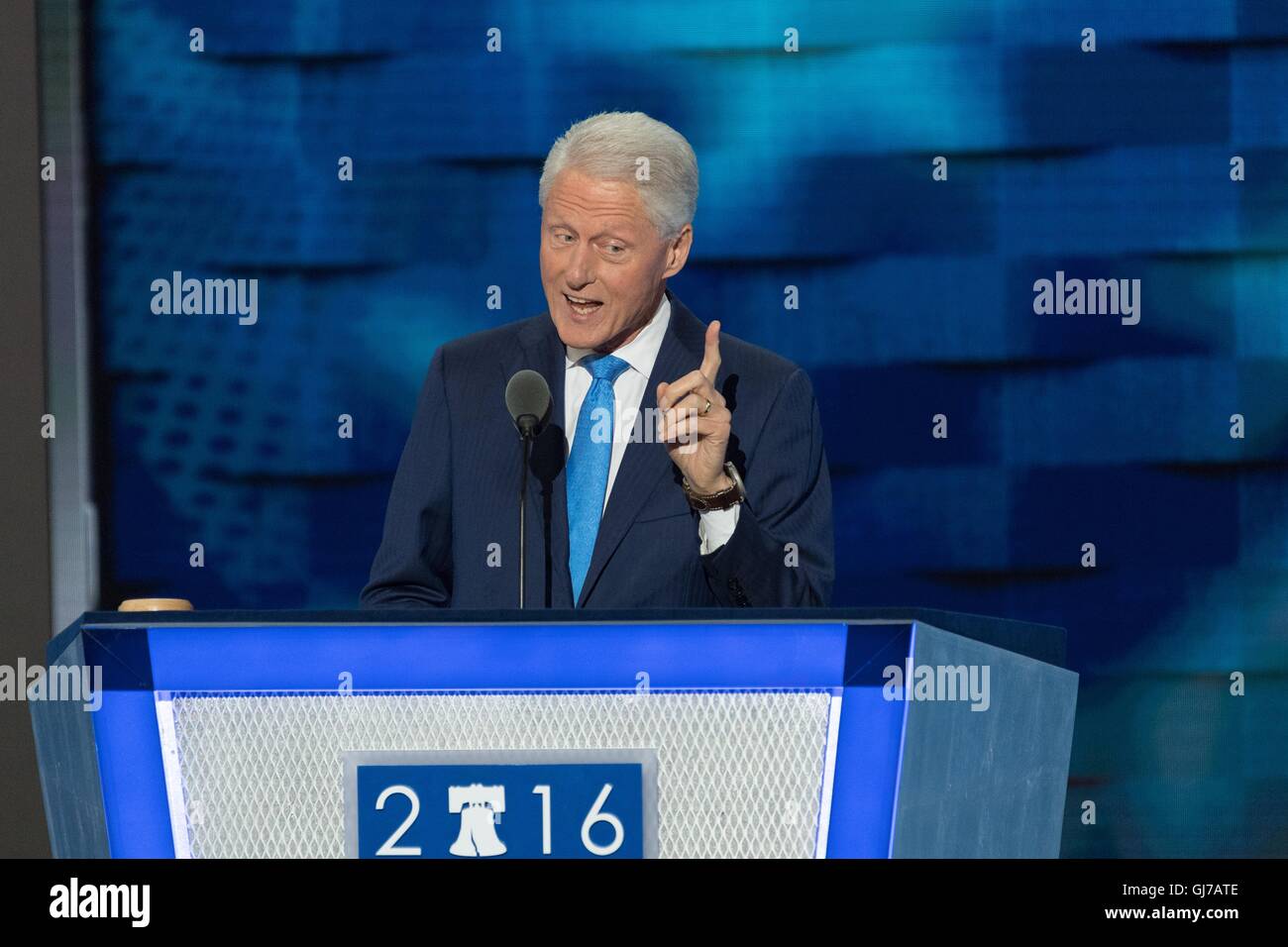 Former President Bill Clinton gives the keynote address at the 2nd day ...