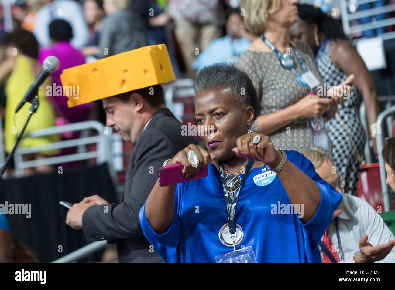 Democratic convention delegates hi-res stock photography and images - Alamy