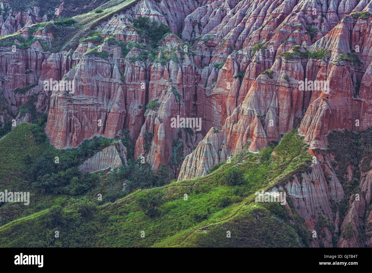 Red Ravine (Romanian: Rapa Rosie), a unique natural monument with ...