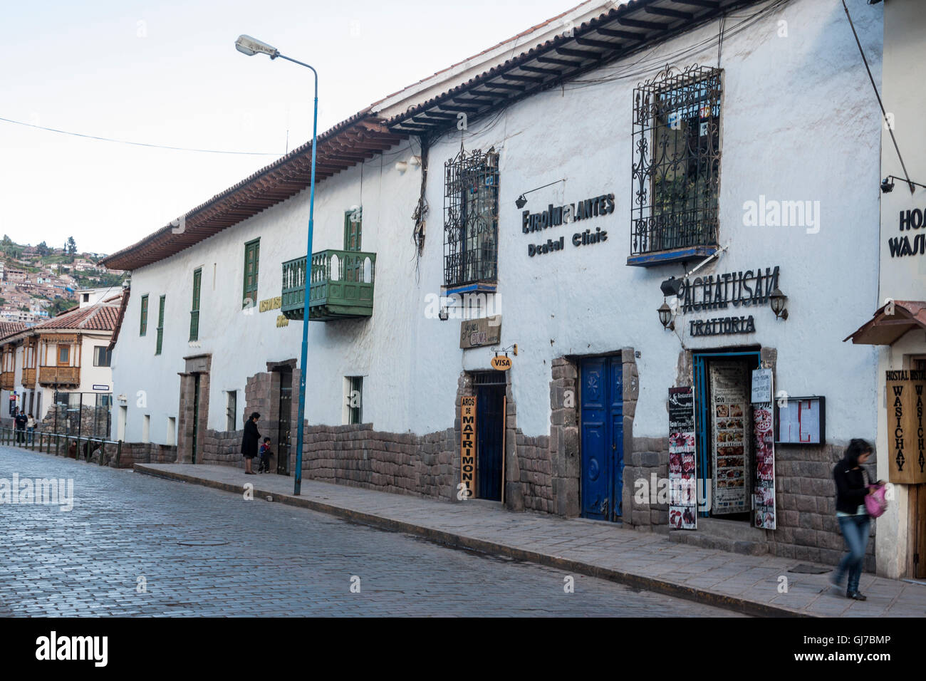 Typical Historical Buildings Cusco, Peru Stock Photo - Alamy