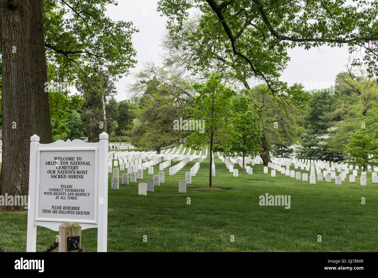 Arlington National Cemetery Washington DC Stock Photo - Alamy