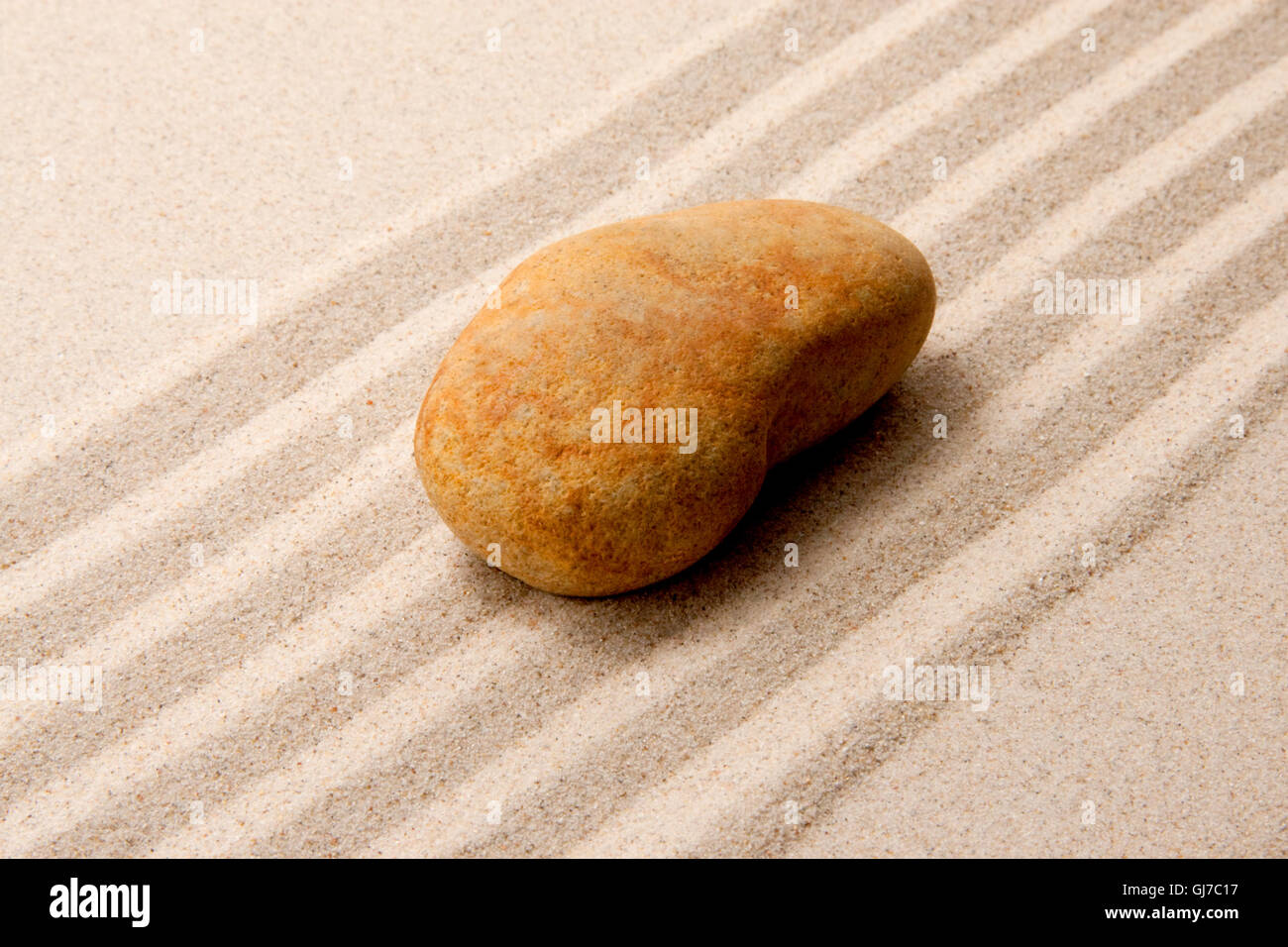 Symmetric lines in the sand Stock Photo - Alamy