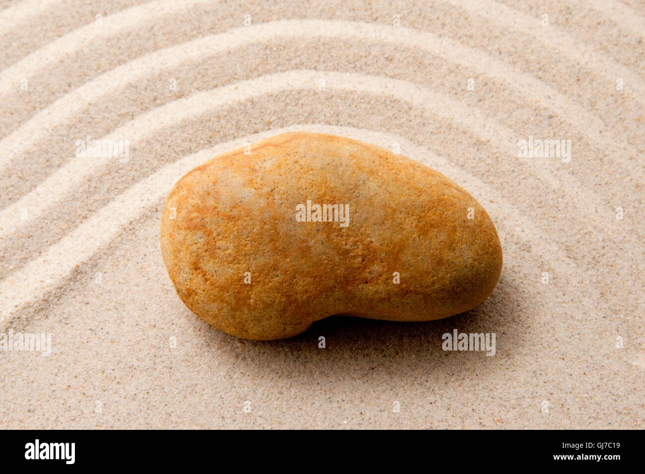Symmetric lines in the sand Stock Photo - Alamy