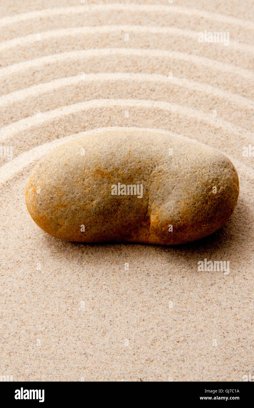 Symmetric lines in the sand Stock Photo - Alamy