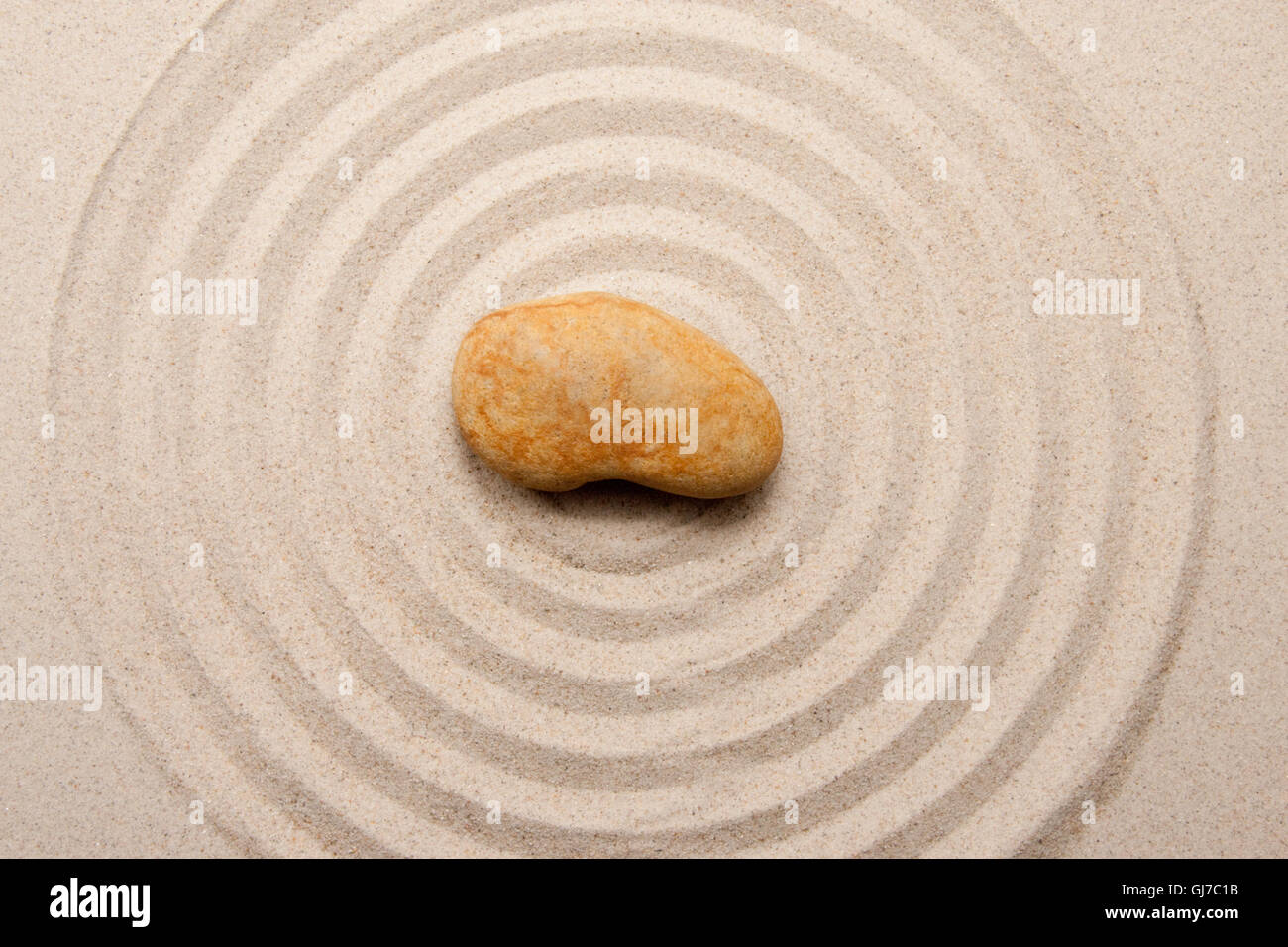 Symmetric lines in the sand Stock Photo - Alamy