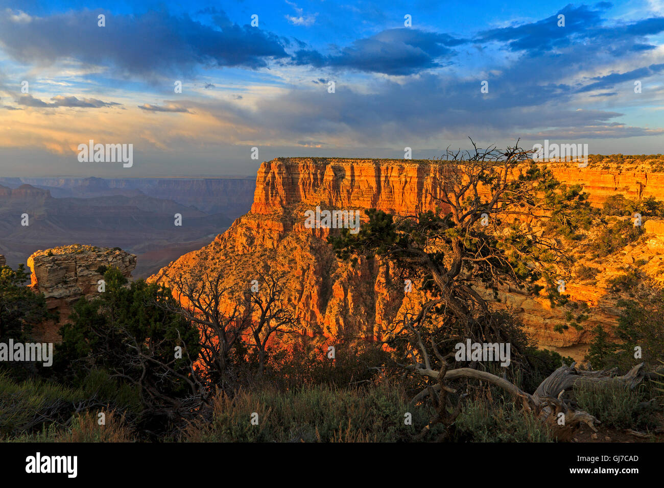 An impressive red rock butte from the east side of Moran Point in Grand ...