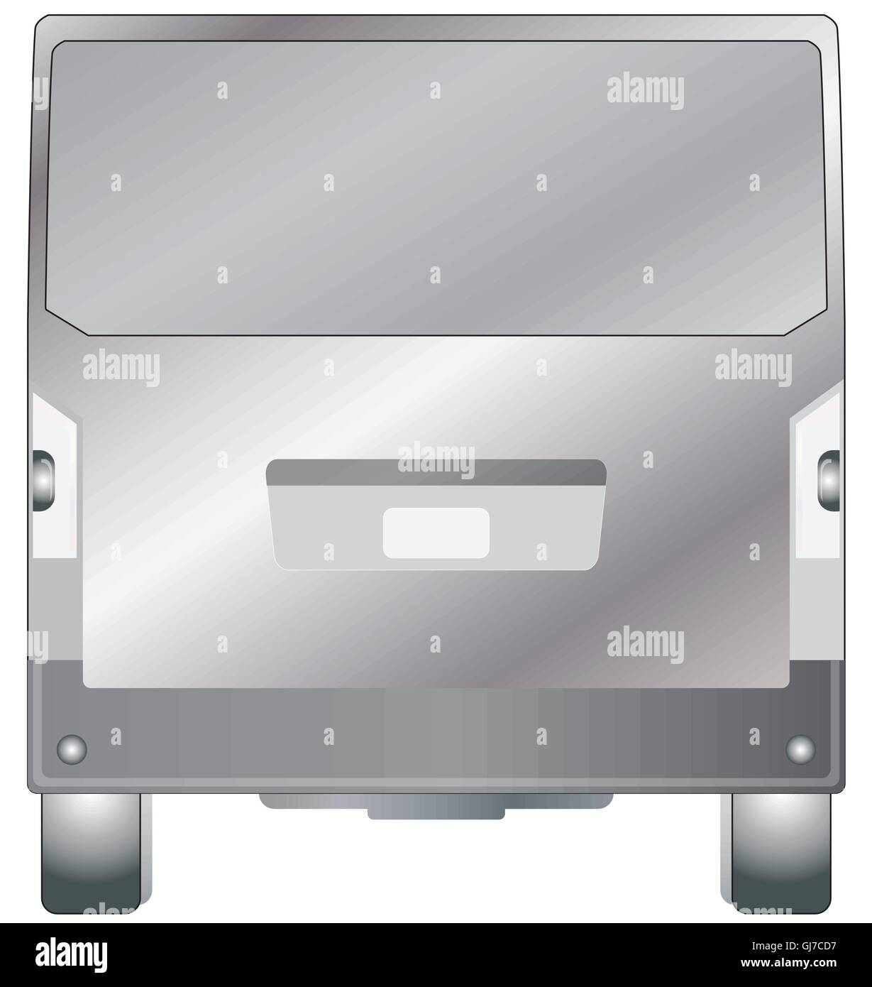 Back view of Passenger van car Stock Vector Image & Art - Alamy