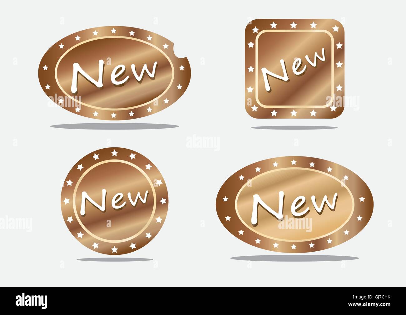 Set of New labels icons Stock Vector Image & Art - Alamy