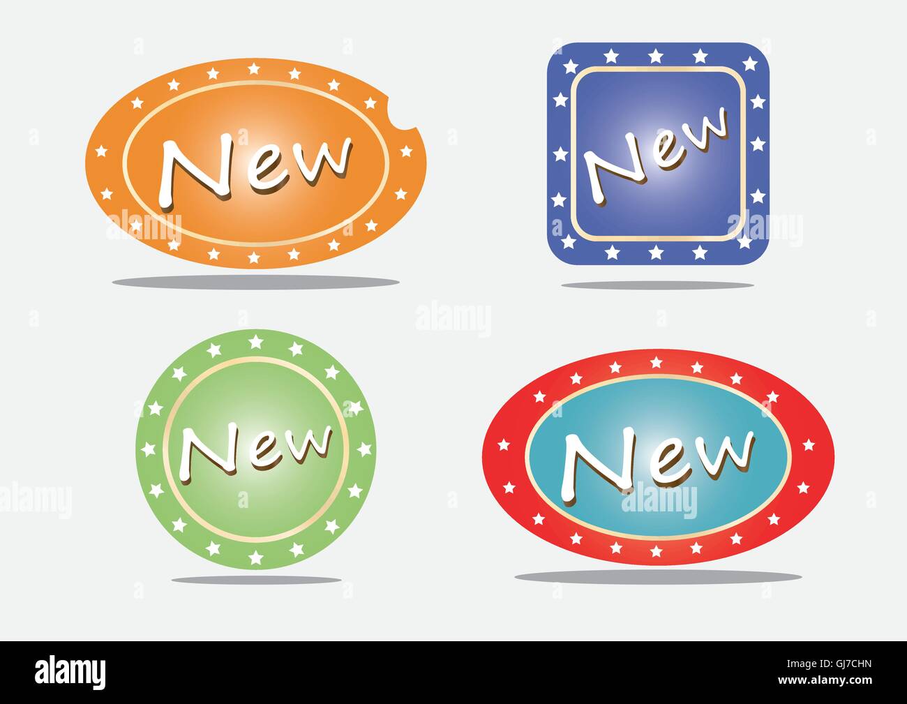 New arrival labels collection hi-res stock photography and images - Alamy