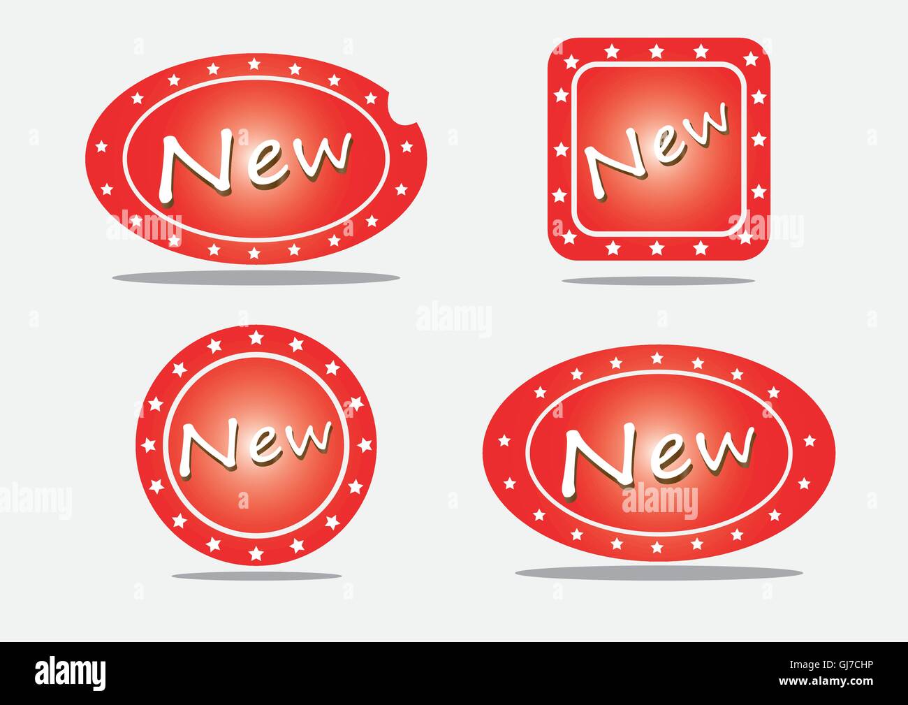 Set of New labels icons Stock Vector Image & Art - Alamy