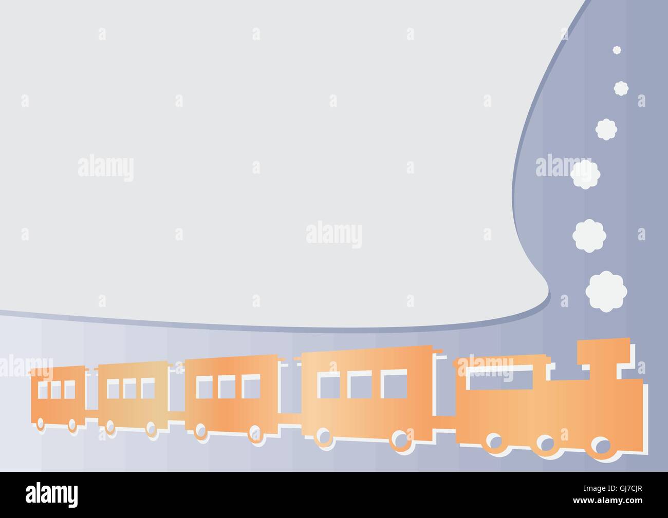 Modern train background with space for text and graphic Stock Vector ...