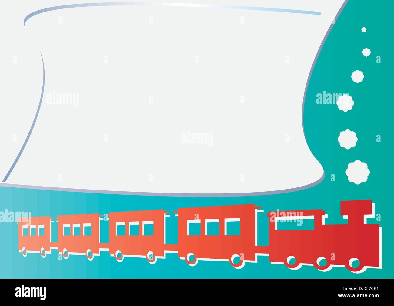 Modern train background with space for text and graphic Stock Vector ...