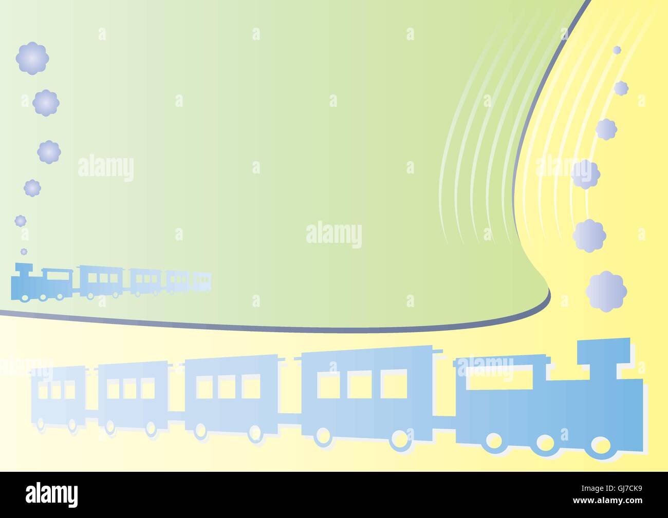 Modern train background with space for text and graphic Stock Vector ...