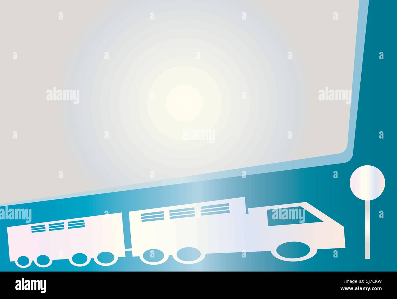 Trailer truck background with space for you text and graphic Stock ...