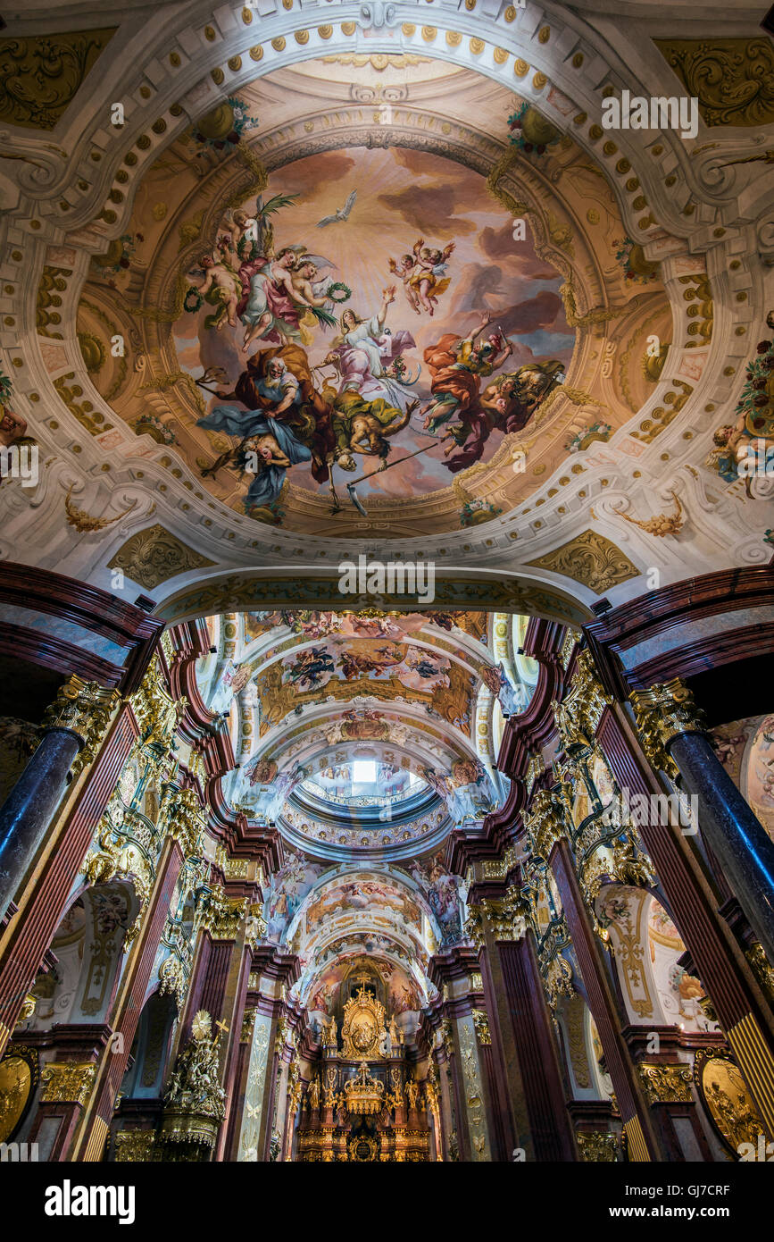 Melk abbey interior hi-res stock photography and images - Alamy