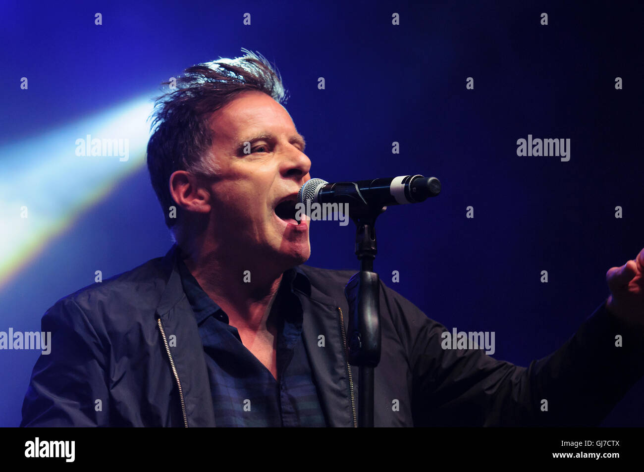 Belfast, Northern Ireland. 13 Aug 2016 - Lead singer Ricky Ross from ...
