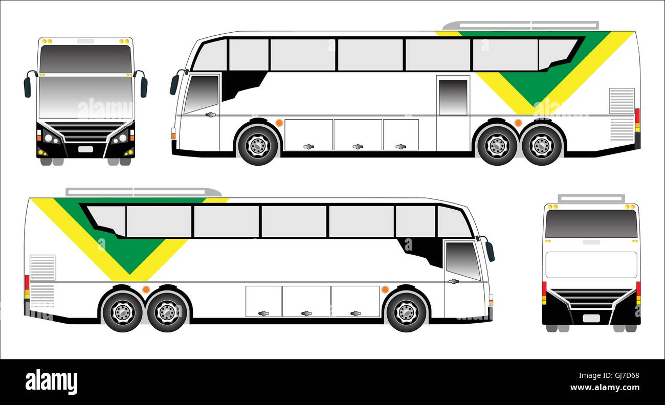 Modern bus vector, sporty bus Stock Vector Image & Art - Alamy