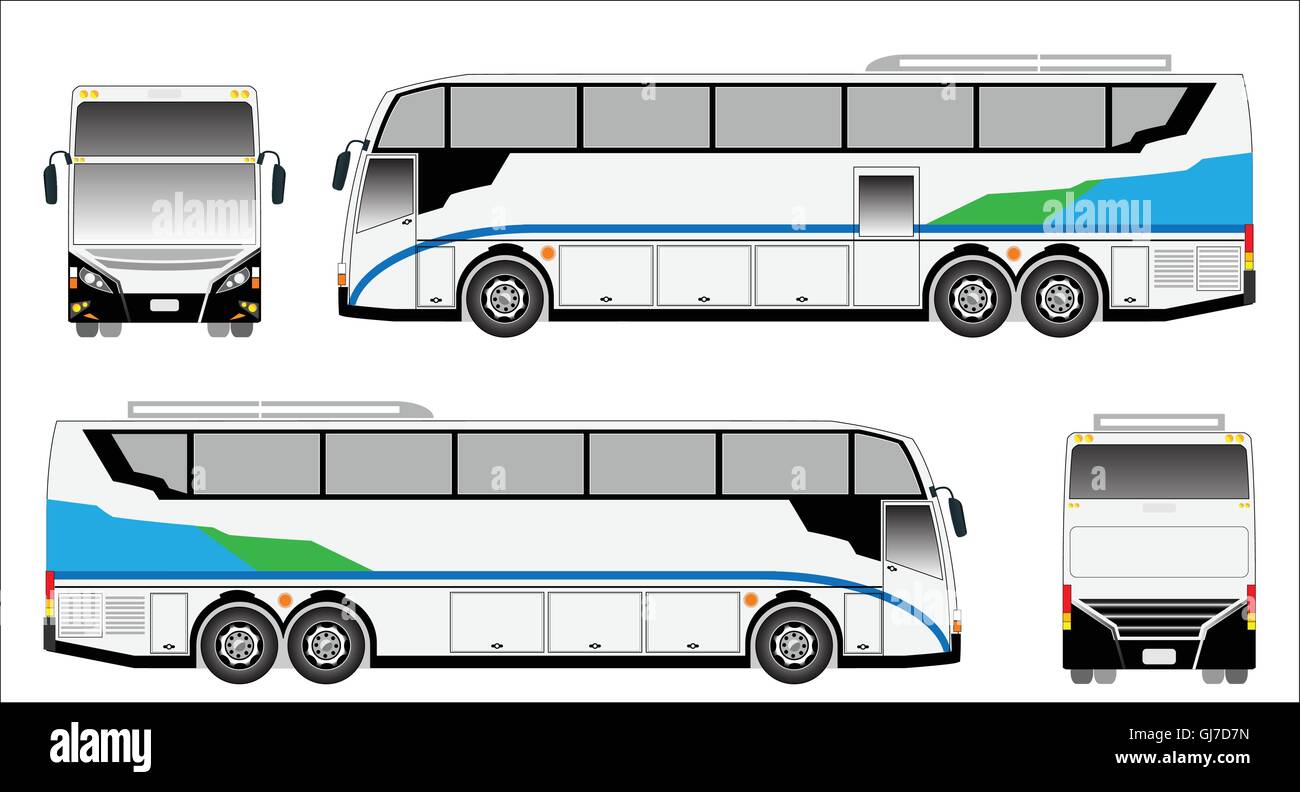 Modern bus vector, sporty bus Stock Vector Image & Art - Alamy