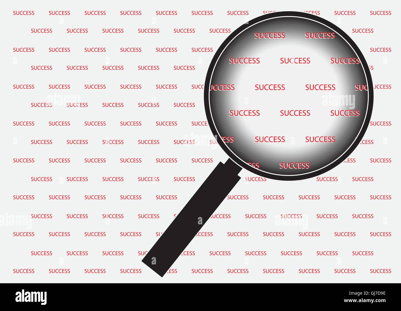 Magnified view Stock Vector Images - Alamy