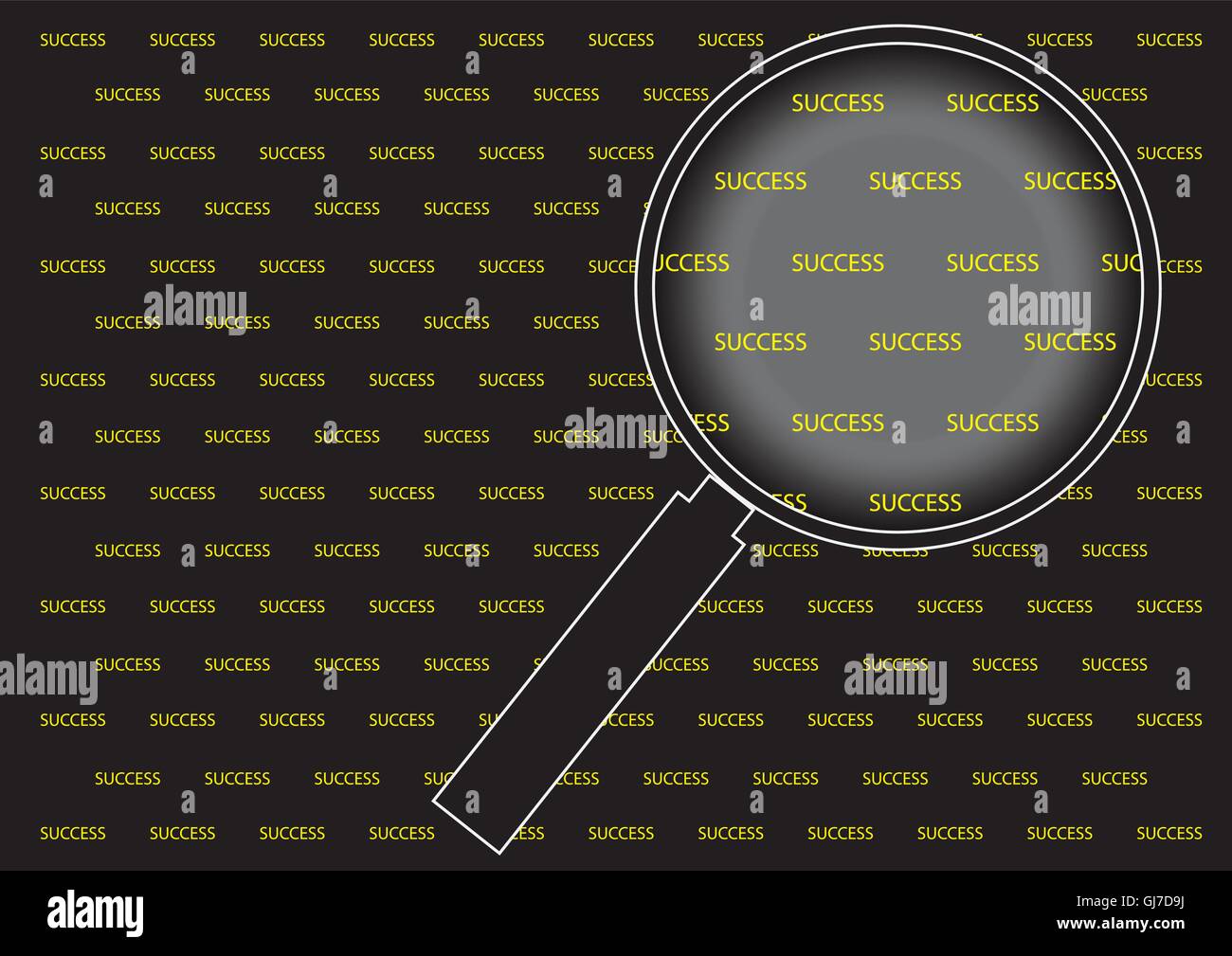 Magnified view Stock Vector Images - Alamy