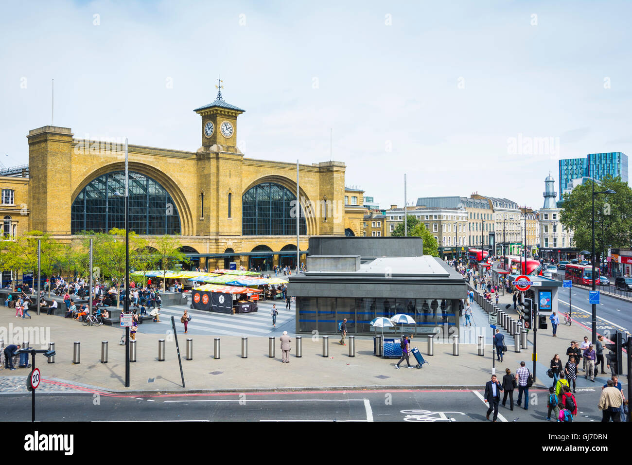 Kings Cross Station in King's Cross Square, London, United Kingdom ...