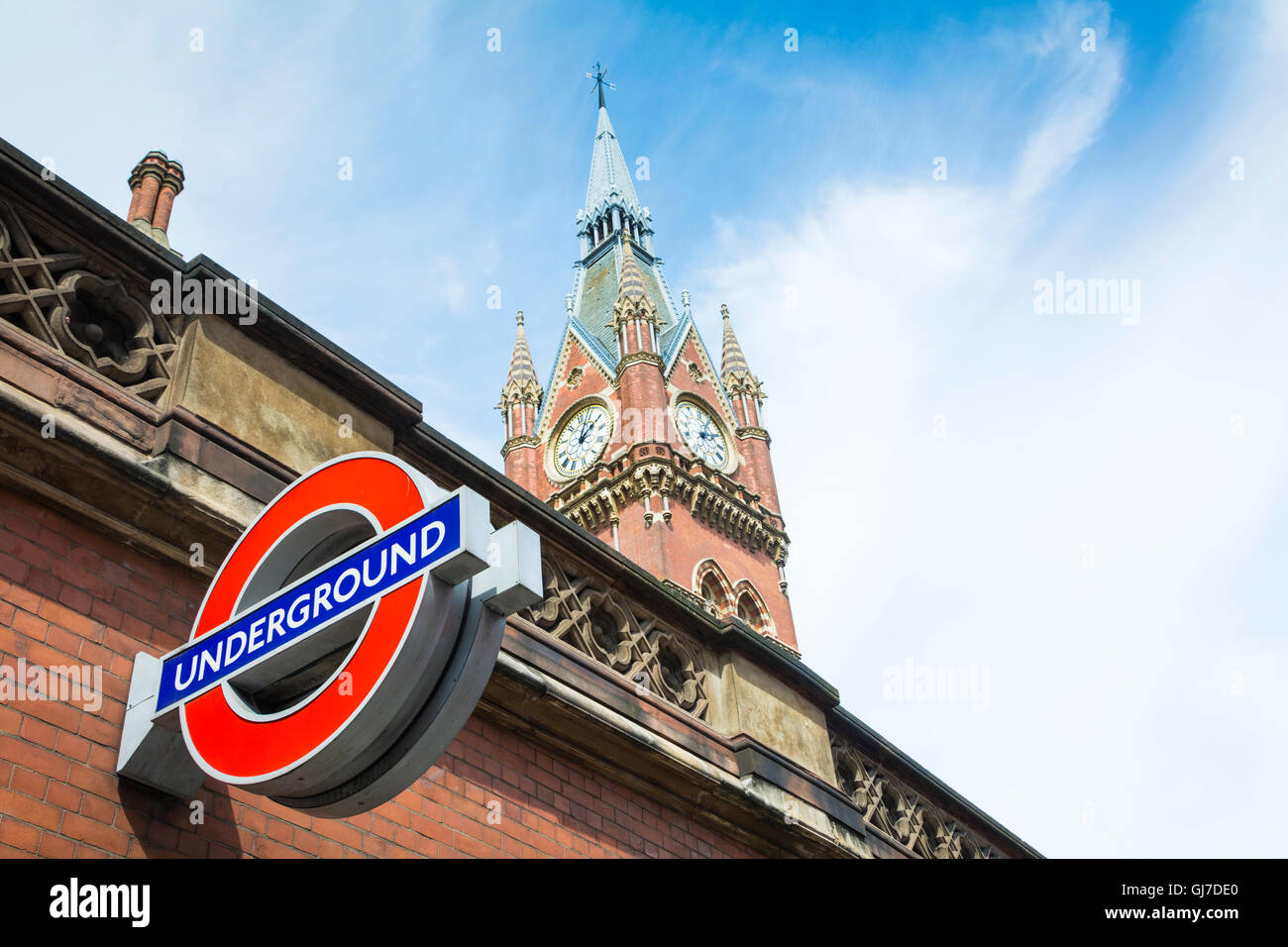 Outside Kings Cross Station in King's Cross Square, London, United ...
