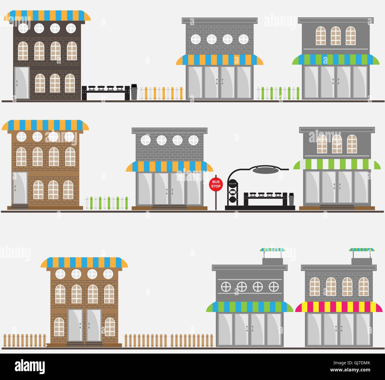 Set of restaurant building and cityscape Stock Vector Image & Art - Alamy