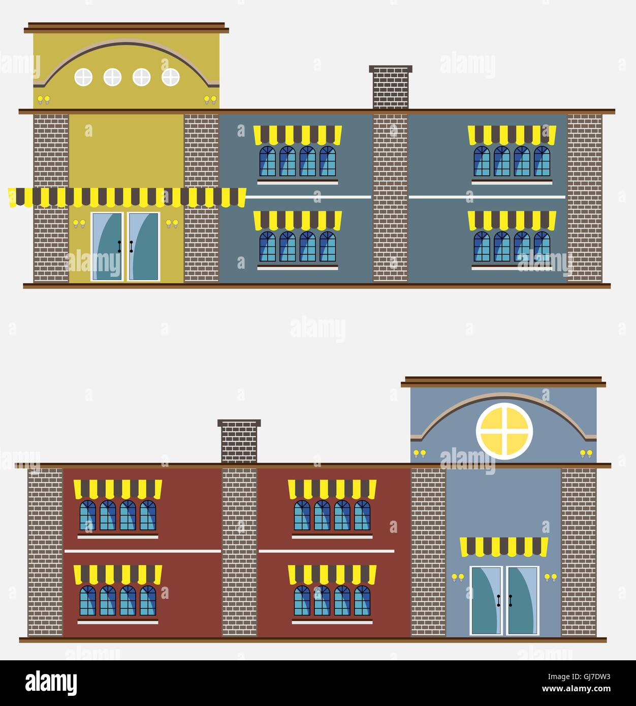 Modern restaurant building Stock Vector Image & Art - Alamy