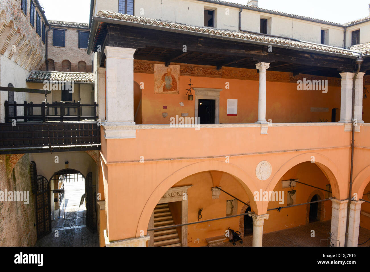 View of Gradara castle on Marche, Italy Stock Photo - Alamy