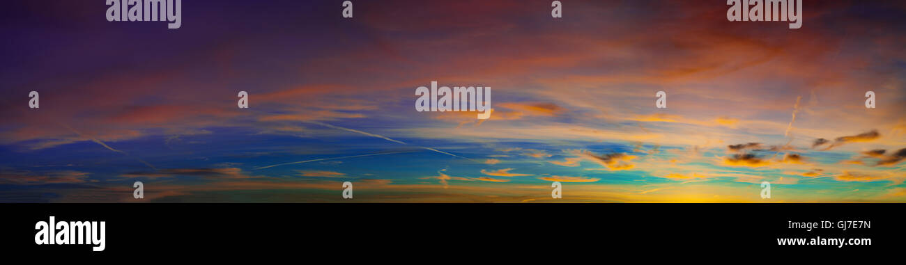 beautiful sky at sunset Stock Photo - Alamy