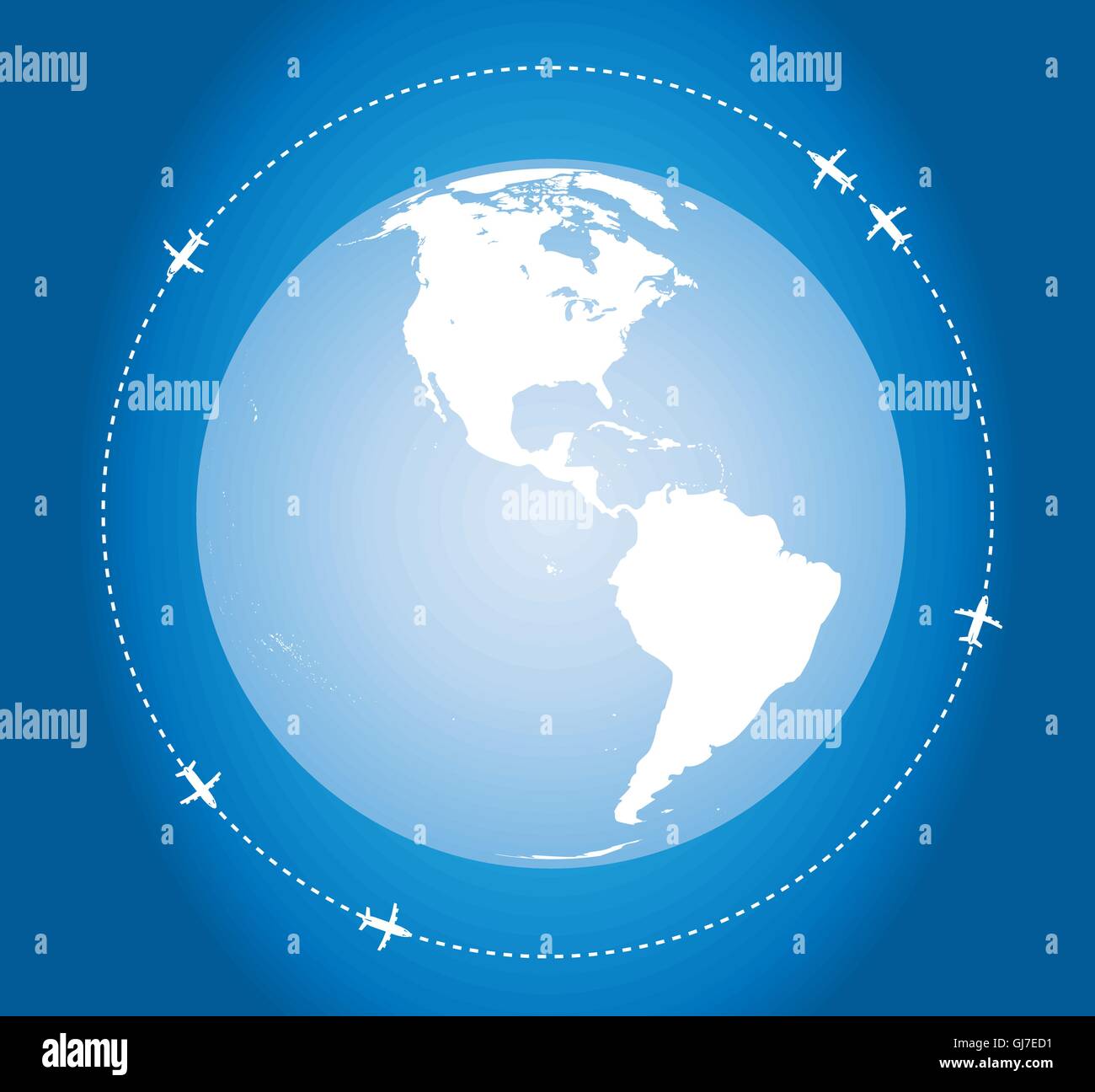 World Map Background with airplanes Stock Vector Image & Art - Alamy
