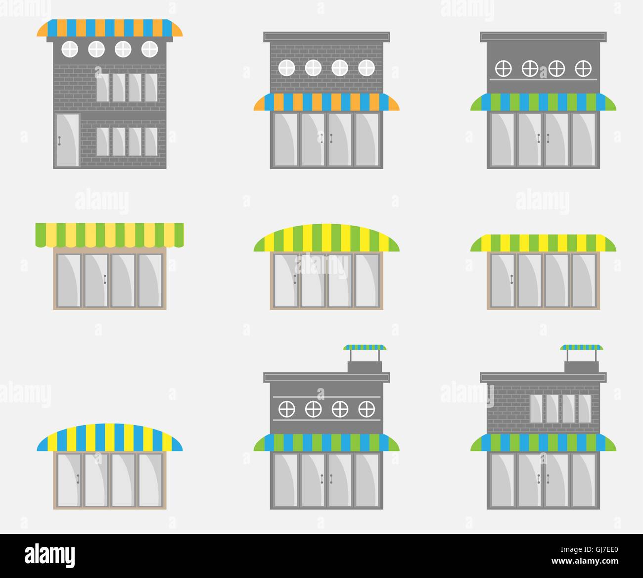 Set of restaurant building Stock Vector Image & Art - Alamy