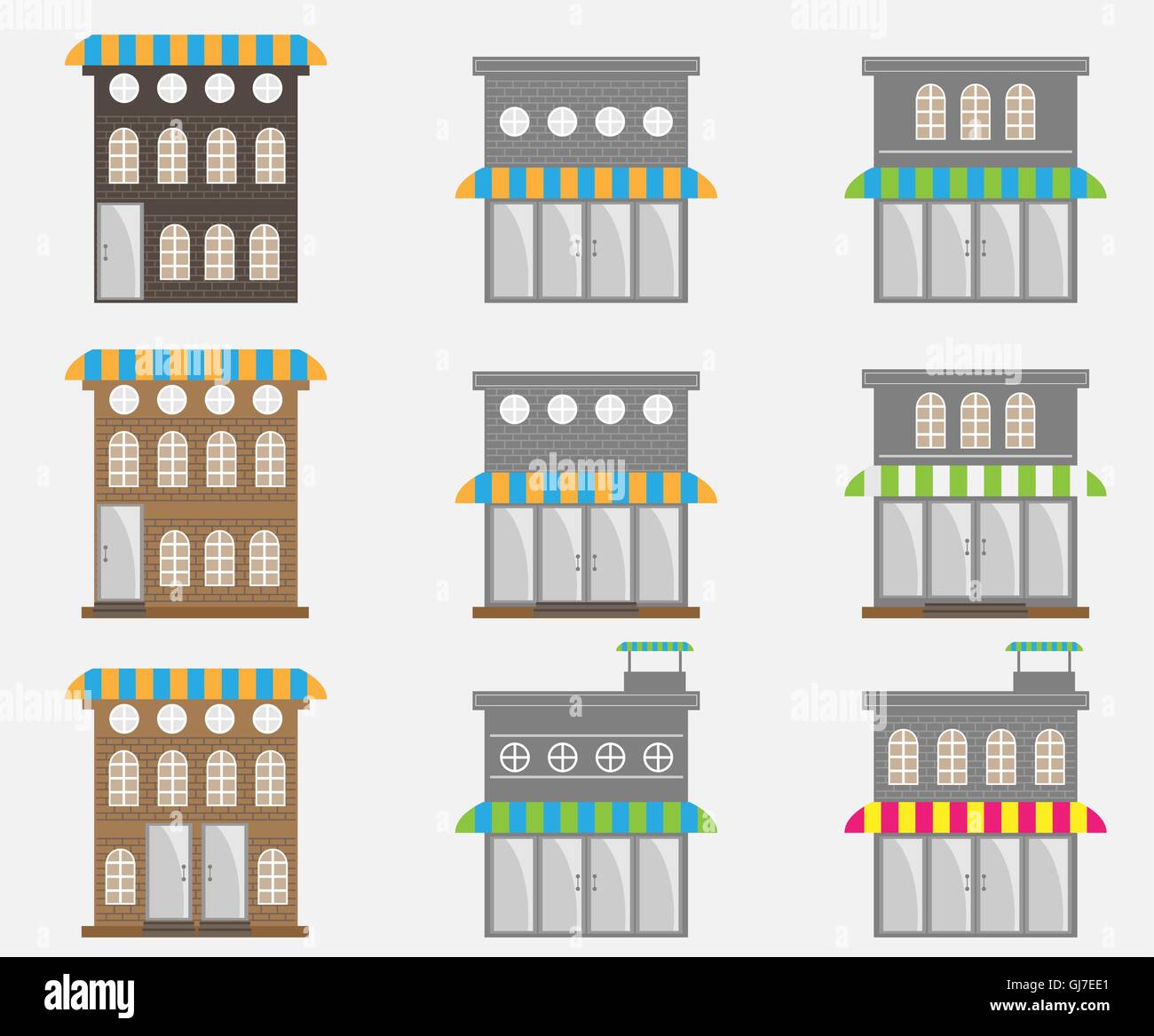 Set of restaurant building Stock Vector Image & Art - Alamy