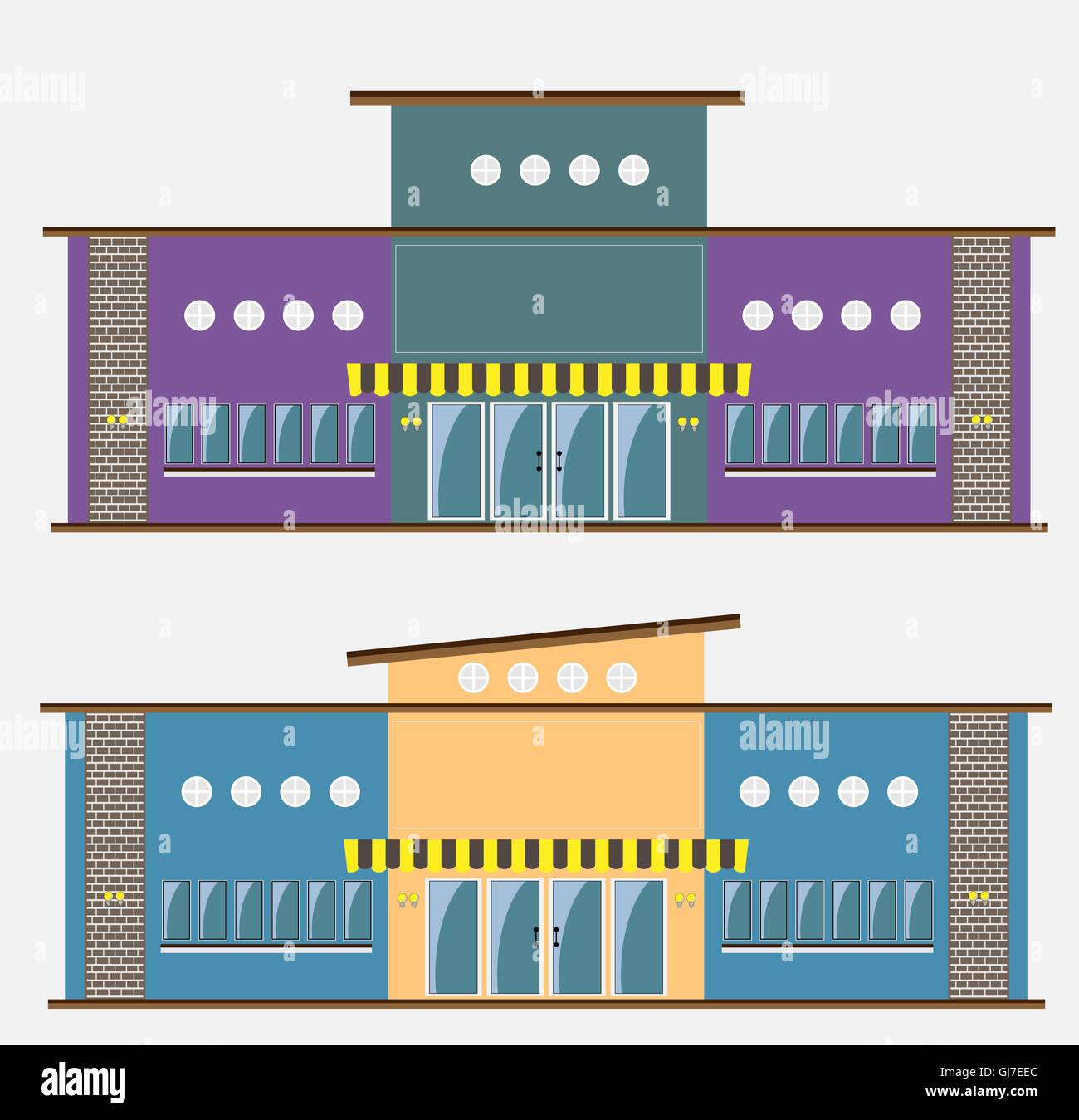 Set of Modern restaurant building Stock Vector Image & Art - Alamy