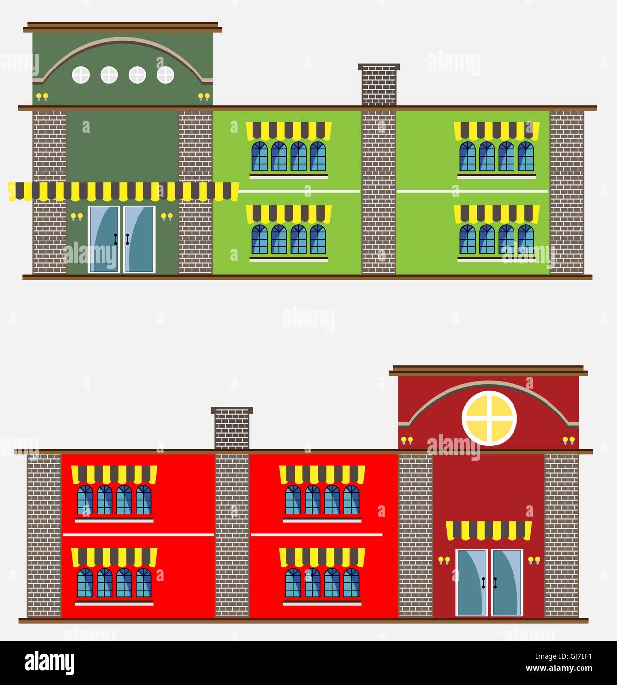 Modern restaurant building Stock Vector Image & Art - Alamy