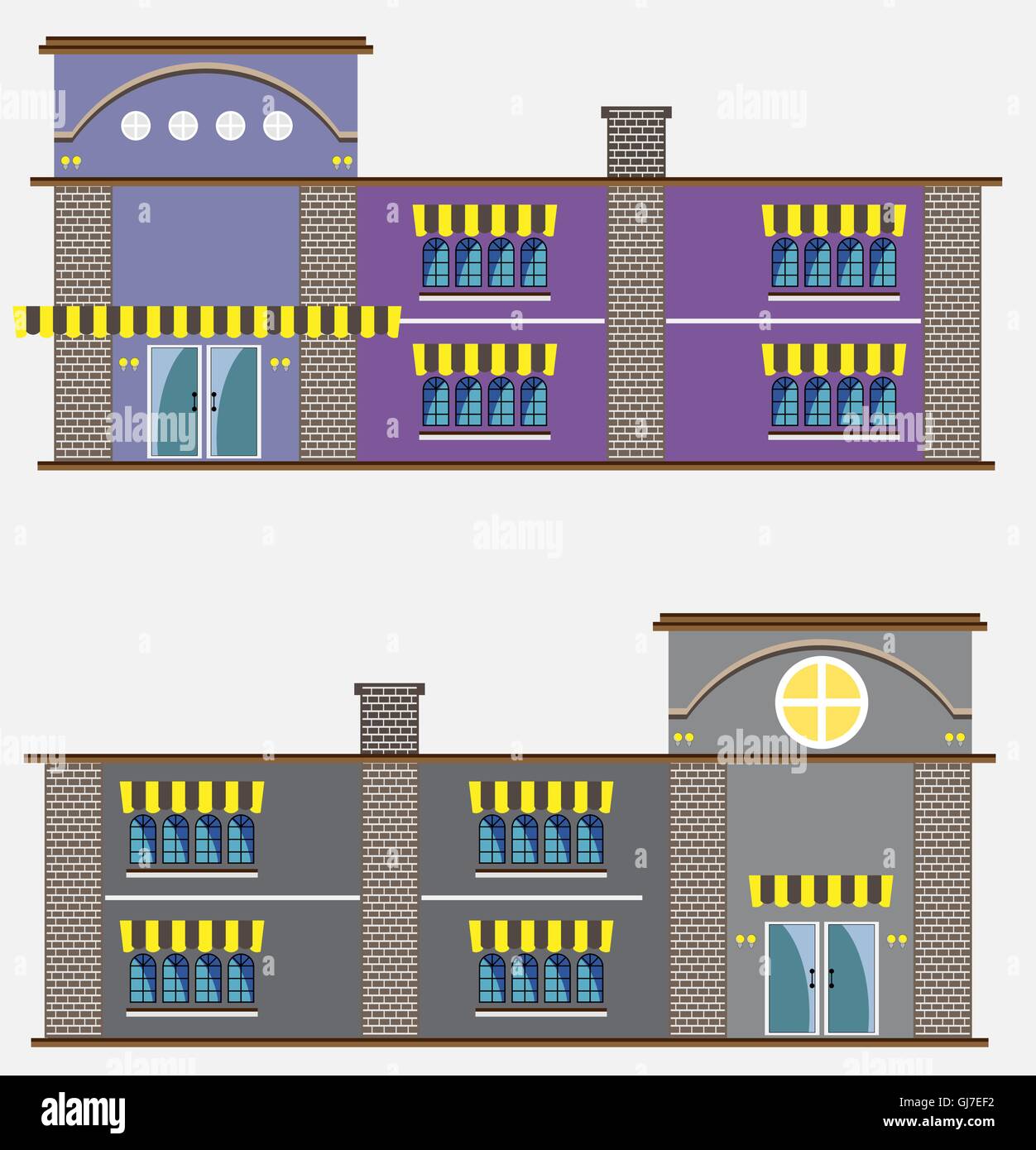 Modern restaurant building Stock Vector Image & Art - Alamy