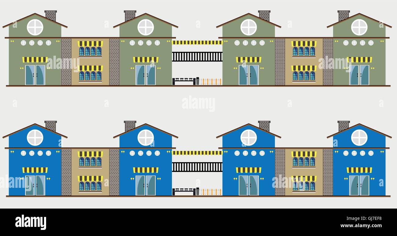 Modern restaurant building Stock Vector Image & Art - Alamy