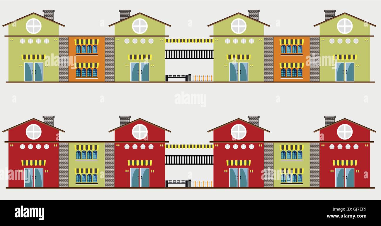 Modern restaurant building Stock Vector Image & Art - Alamy