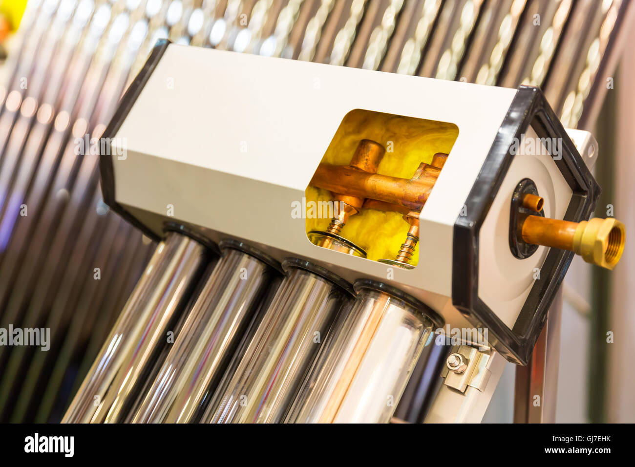 Hydraulic solar panel Stock Photo - Alamy