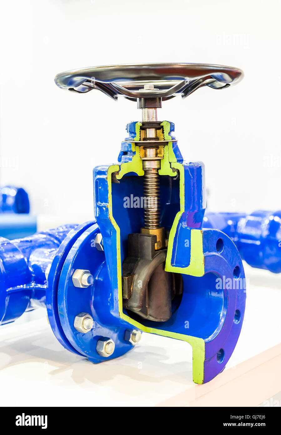 Prepared big valve Stock Photo - Alamy
