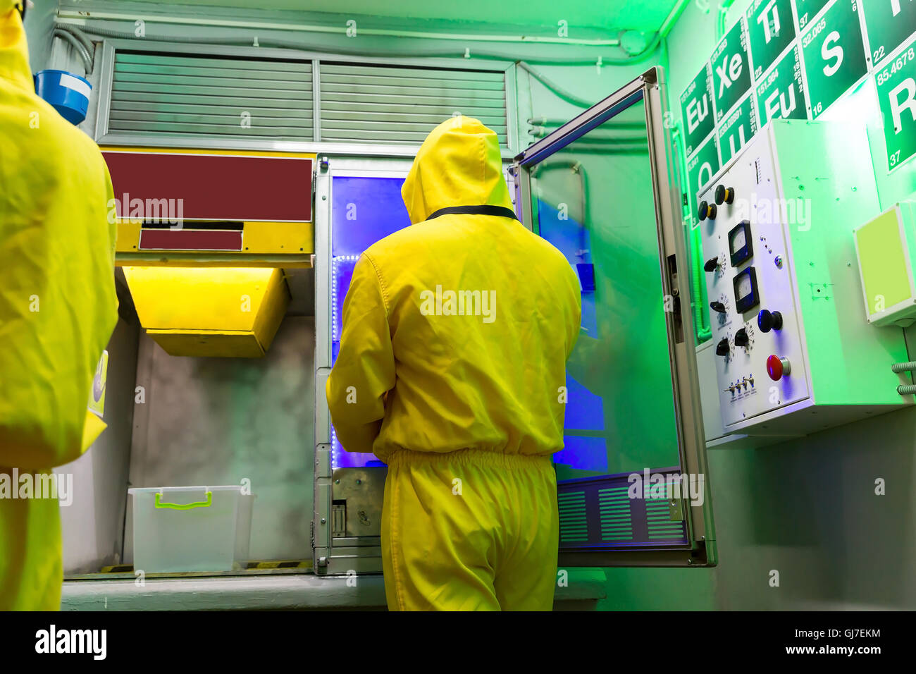 Man and woman cooking meth Stock Photo - Alamy