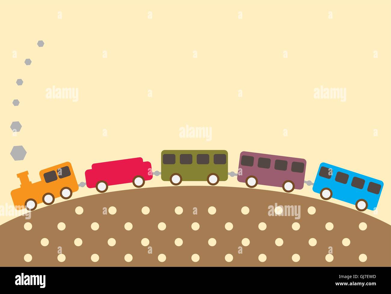 Vintage Steam Train pattern Stock Vector Image & Art - Alamy