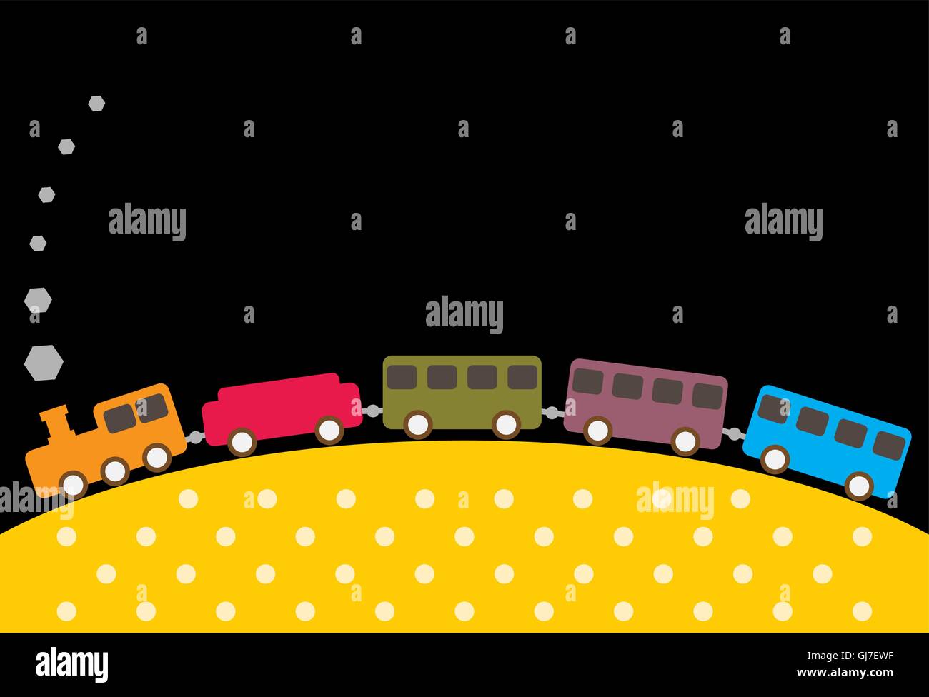 Vintage Steam Train pattern Stock Vector Image & Art - Alamy