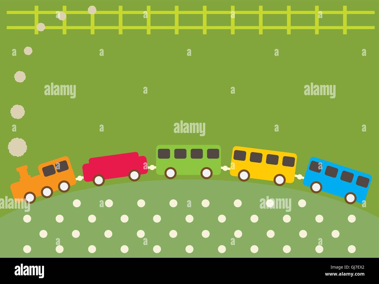 Vintage Steam Train pattern Stock Vector Image & Art - Alamy