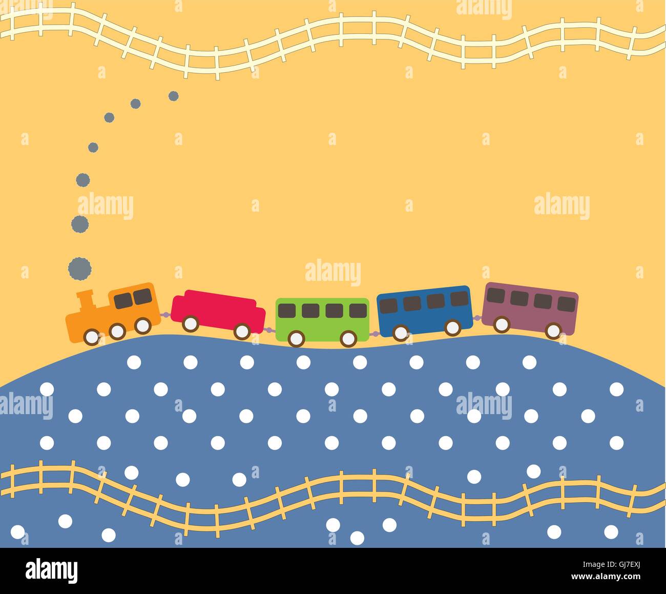 Vintage Steam Train pattern Stock Vector Image & Art - Alamy