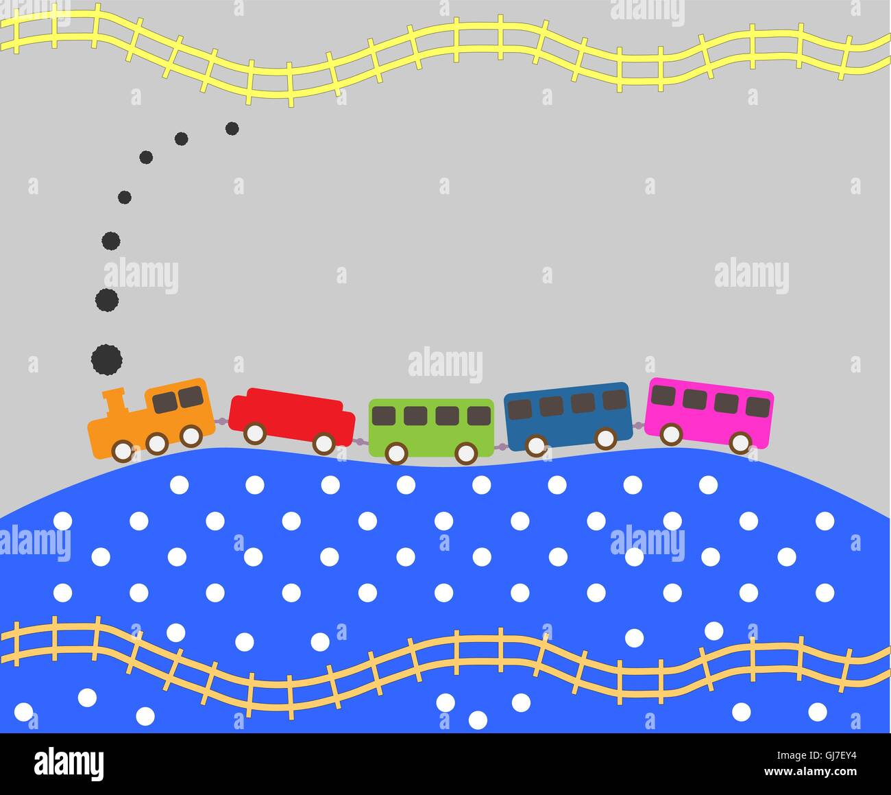 Vintage Steam Train pattern Stock Vector Image & Art - Alamy