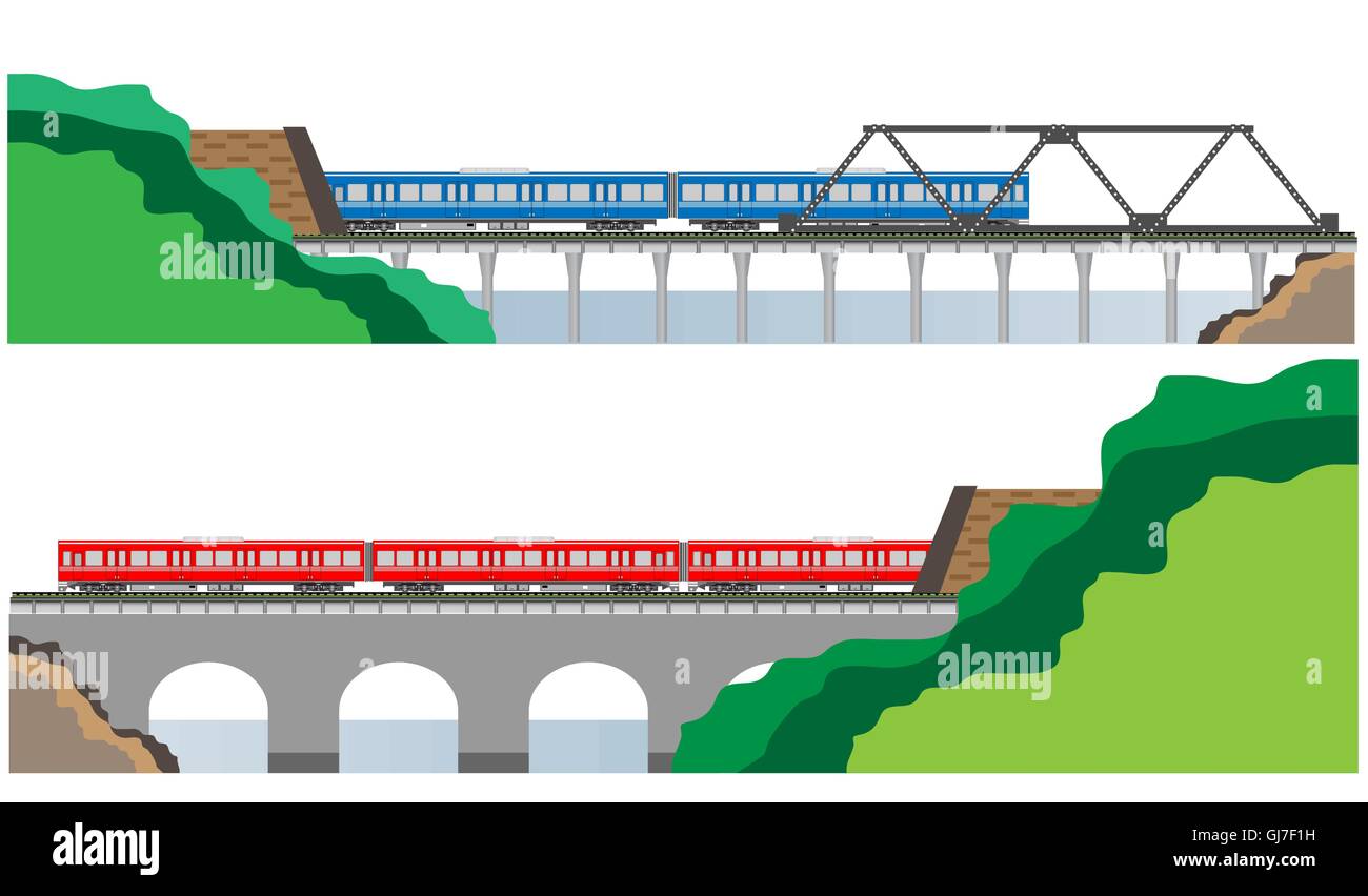 Diesel Railcar train Vector Illustration Stock Vector Image & Art - Alamy