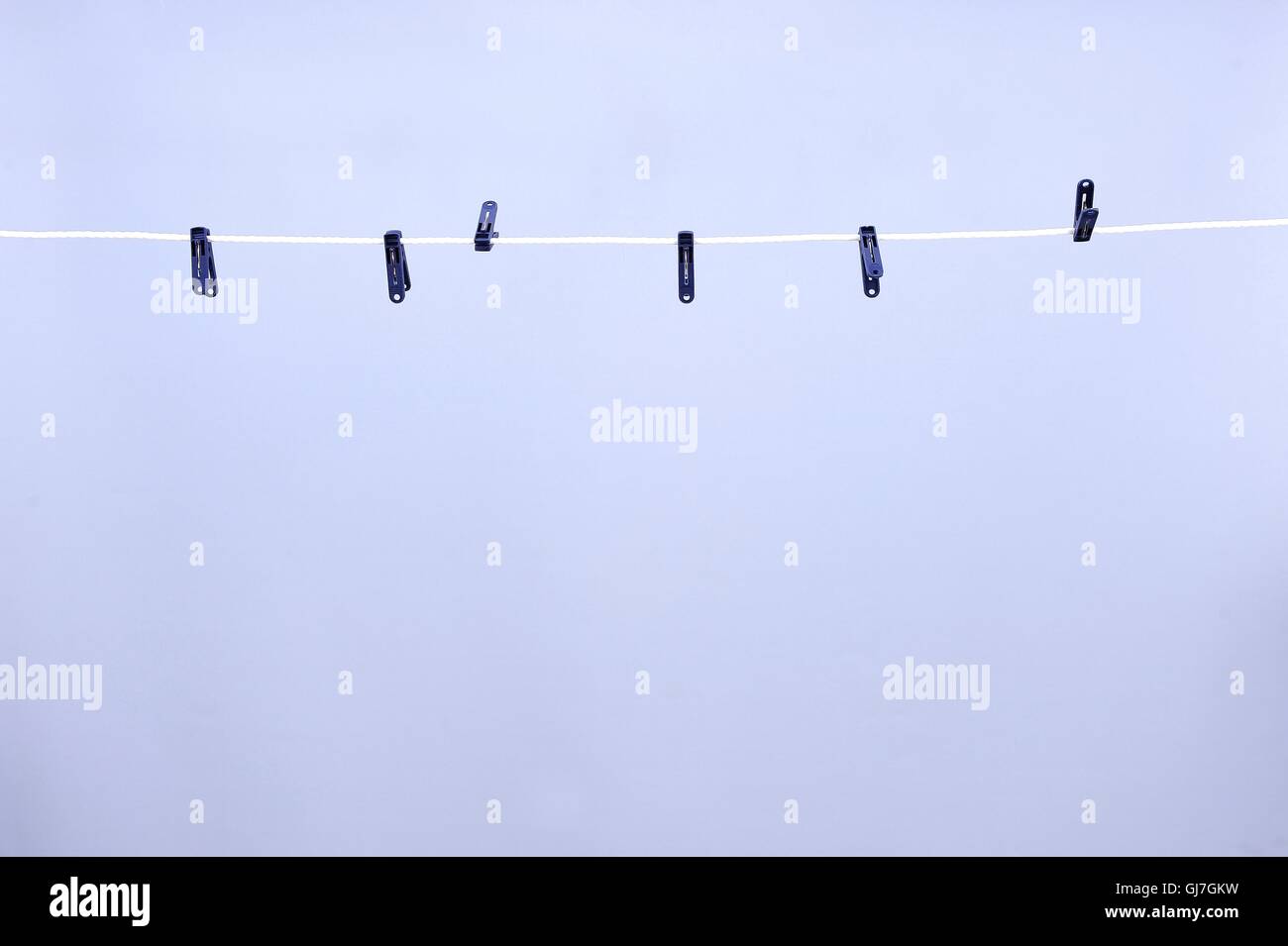 A studio photo of a clothes line Stock Photo - Alamy